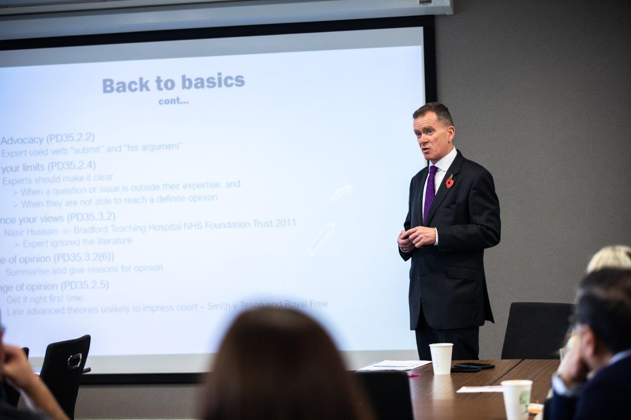 Medical expert witnesses expand their skills at specialist training day ...